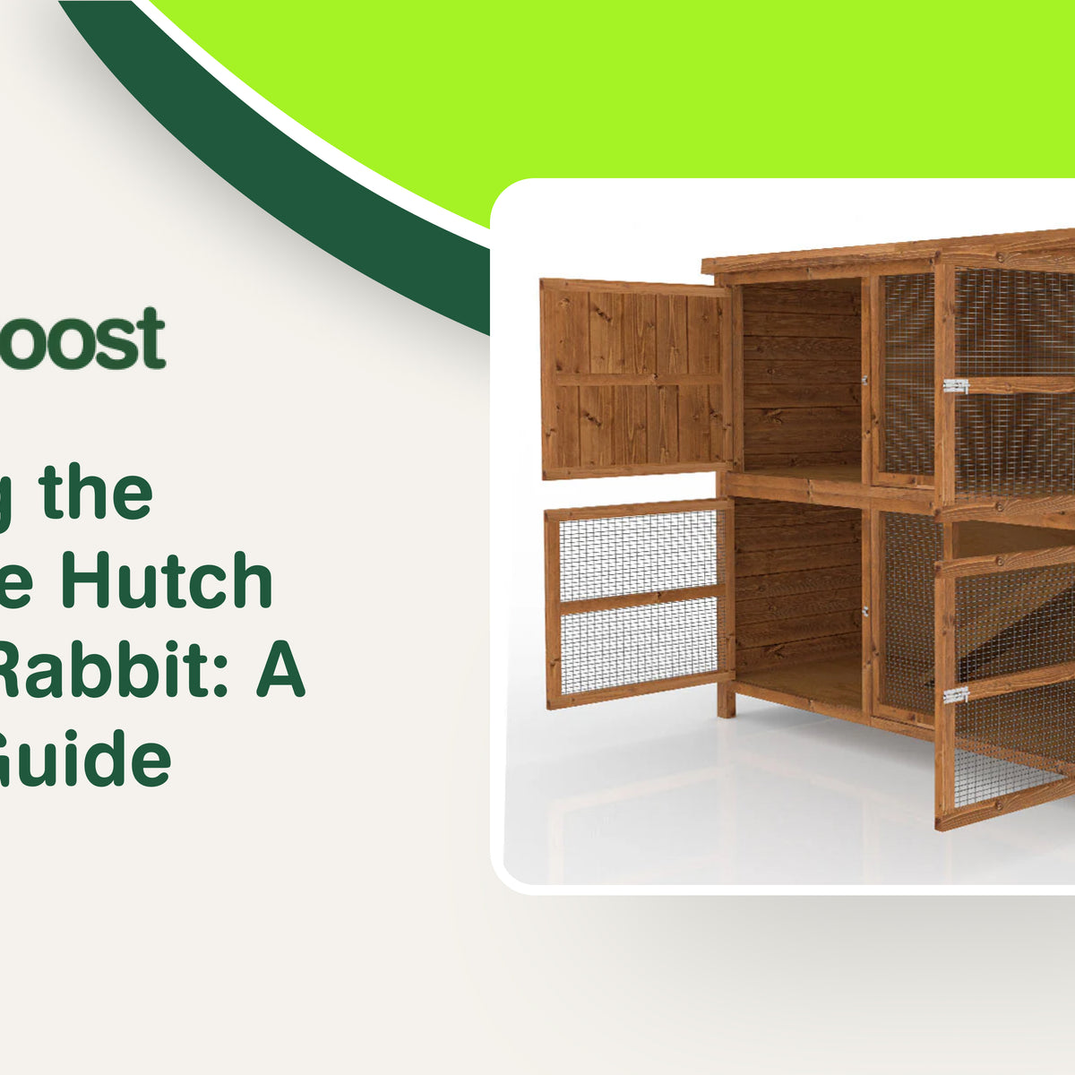 Choosing the Right Size Hutch for Your Rabbit: A Buyer's Guide – Home & Roost