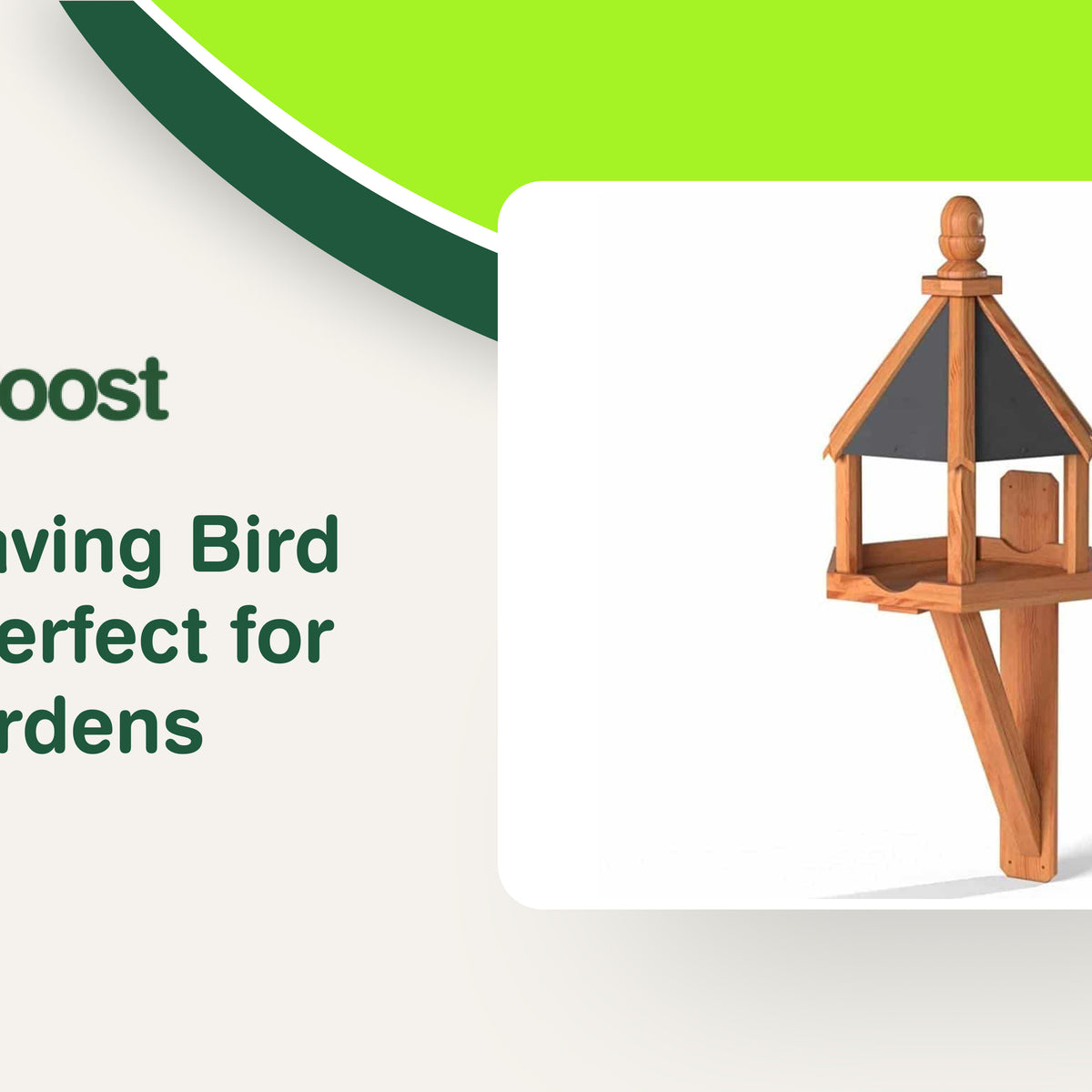 Space-Saving Bird Tables: Perfect for Small Gardens – Home & Roost