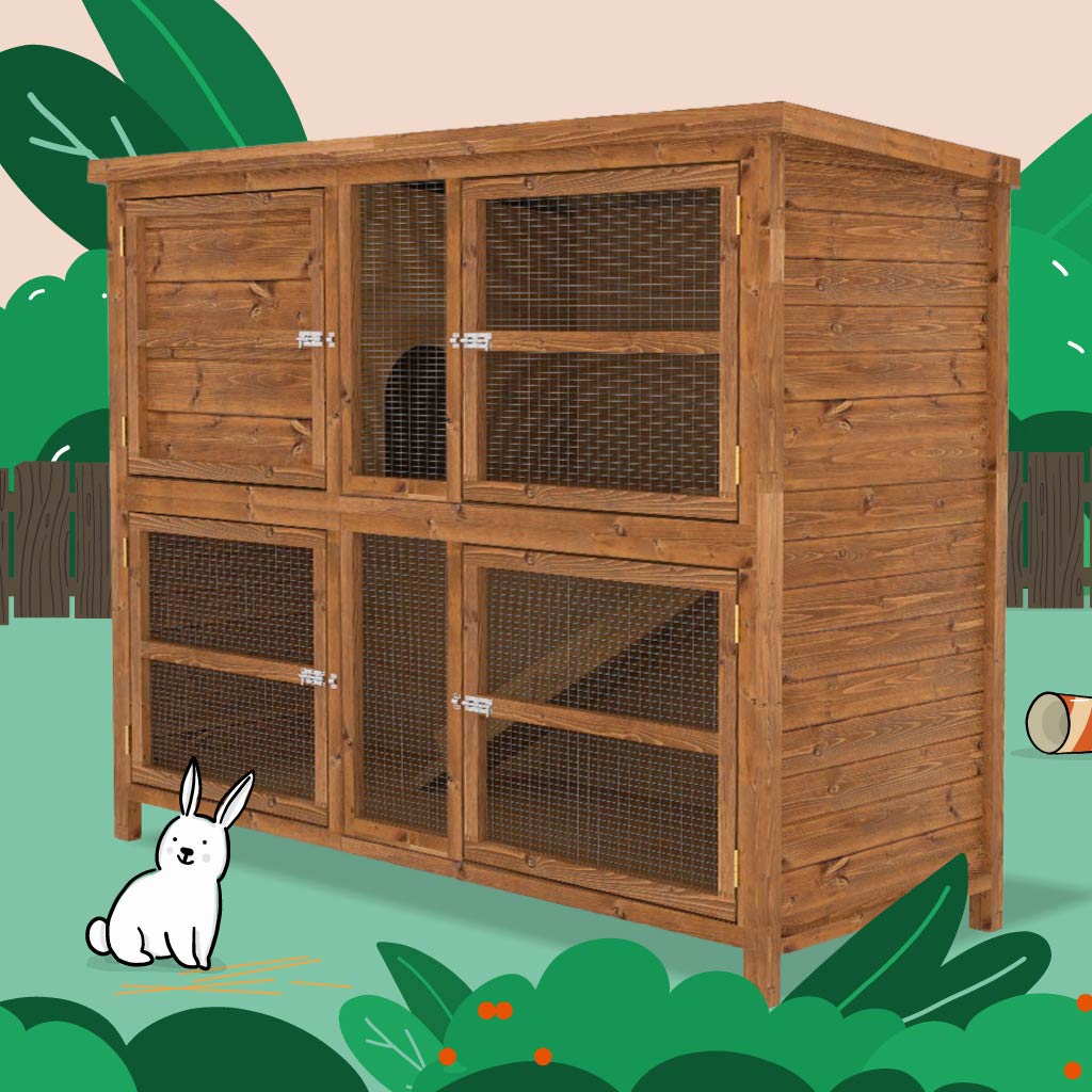 Rabbit Hutches Rabbit Runs & Bedding For Sale | Free Gifts | Shop Now! – Home & Roost