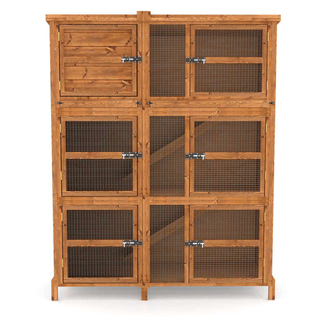 5ft Triple Rabbit Hutch | Save £135 On Free Gifts + Free Delivery ...