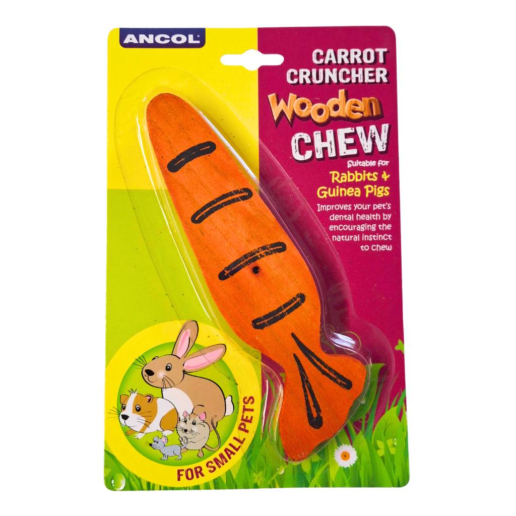 Ancol Carrot Cruncher Wooden Chew | Buy 1 Get 1 Free | Shop Today ...