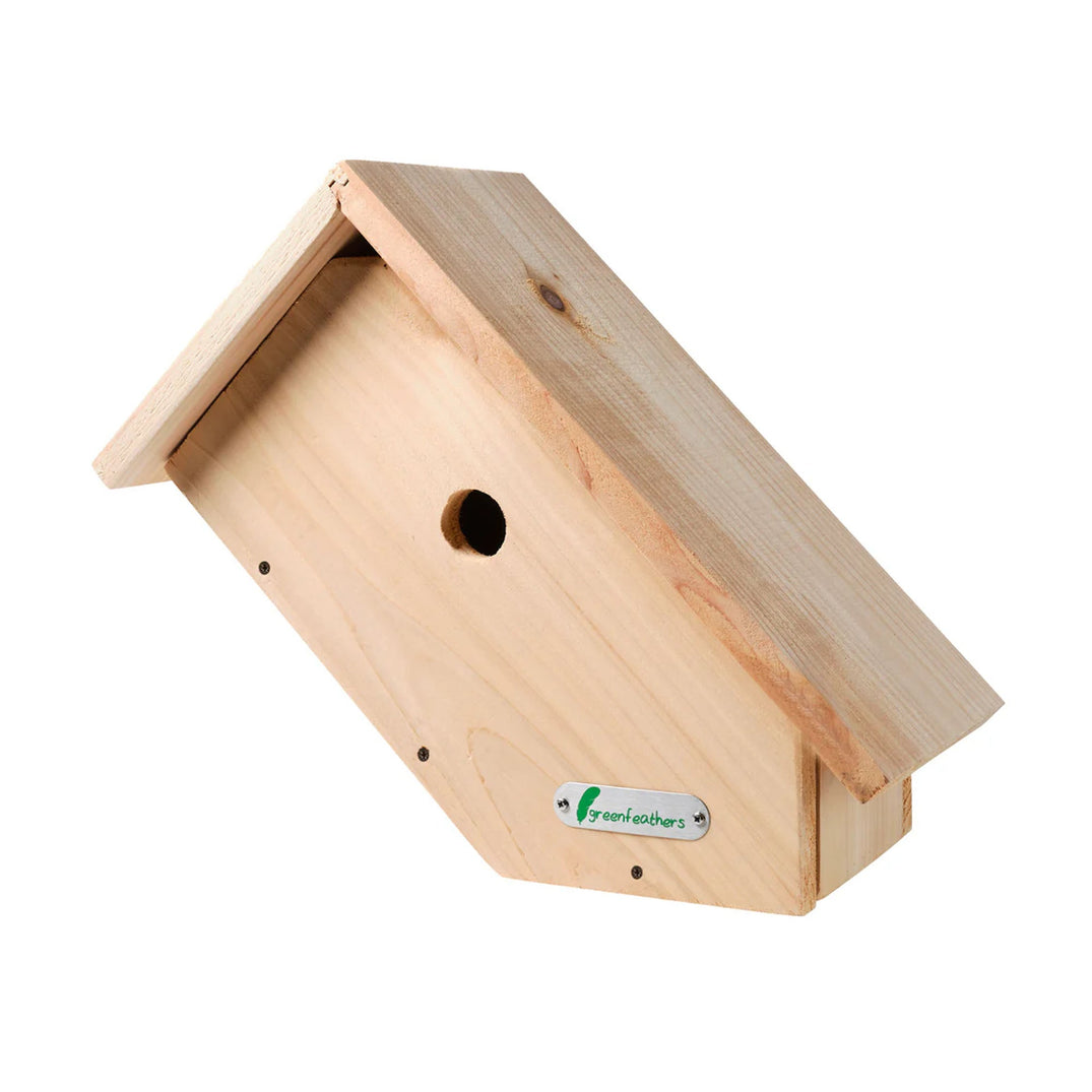 Handmade Wooden Side View Bird Box – Home & Roost