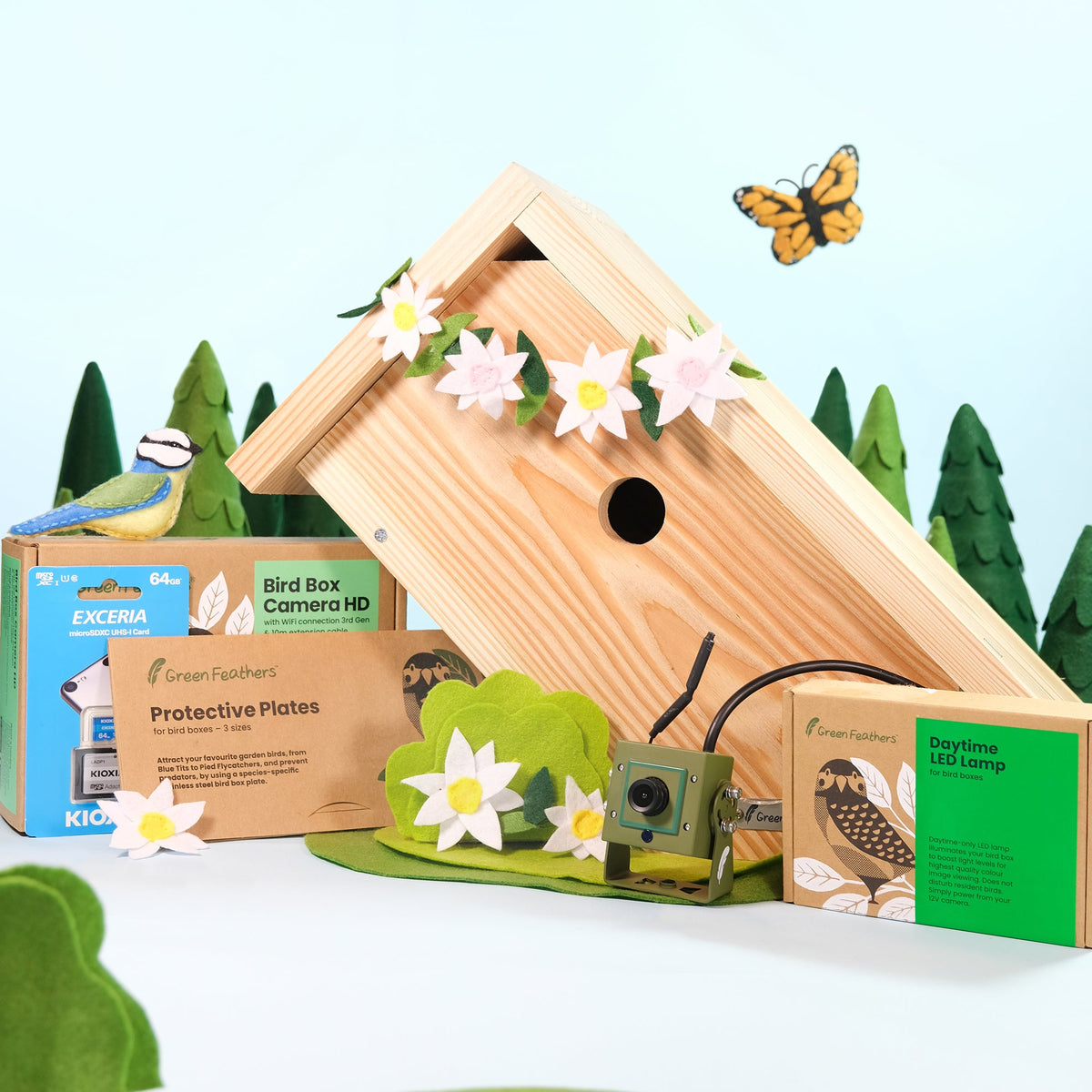WiFi Side View Bird Box Camera Complete Pack – Home & Roost