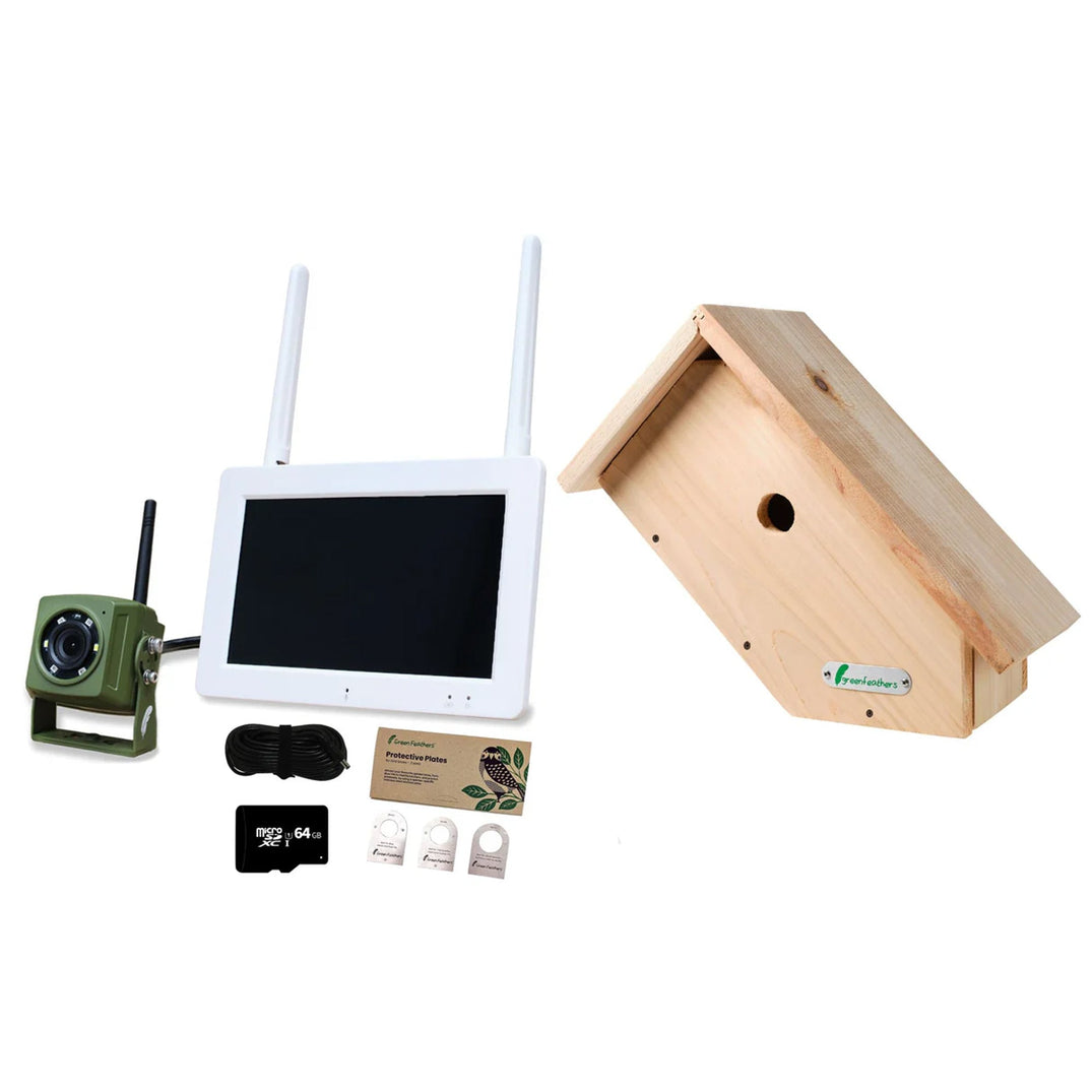 Wireless Side View Bird Box Camera & Screen Complete Pack – Home & Roost